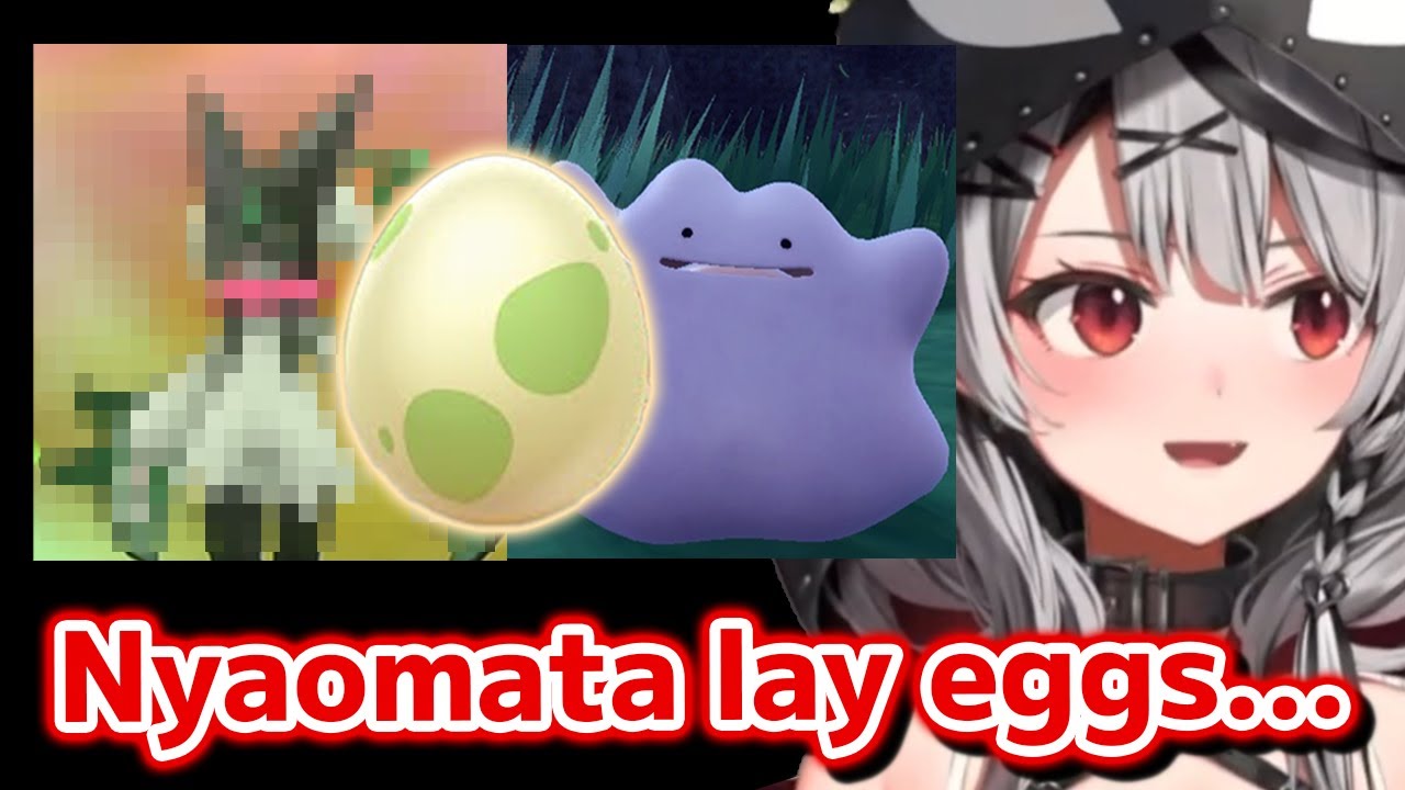 Sakamata thinks about making Nyaomata lay eggs with Ditto【Hololive ...