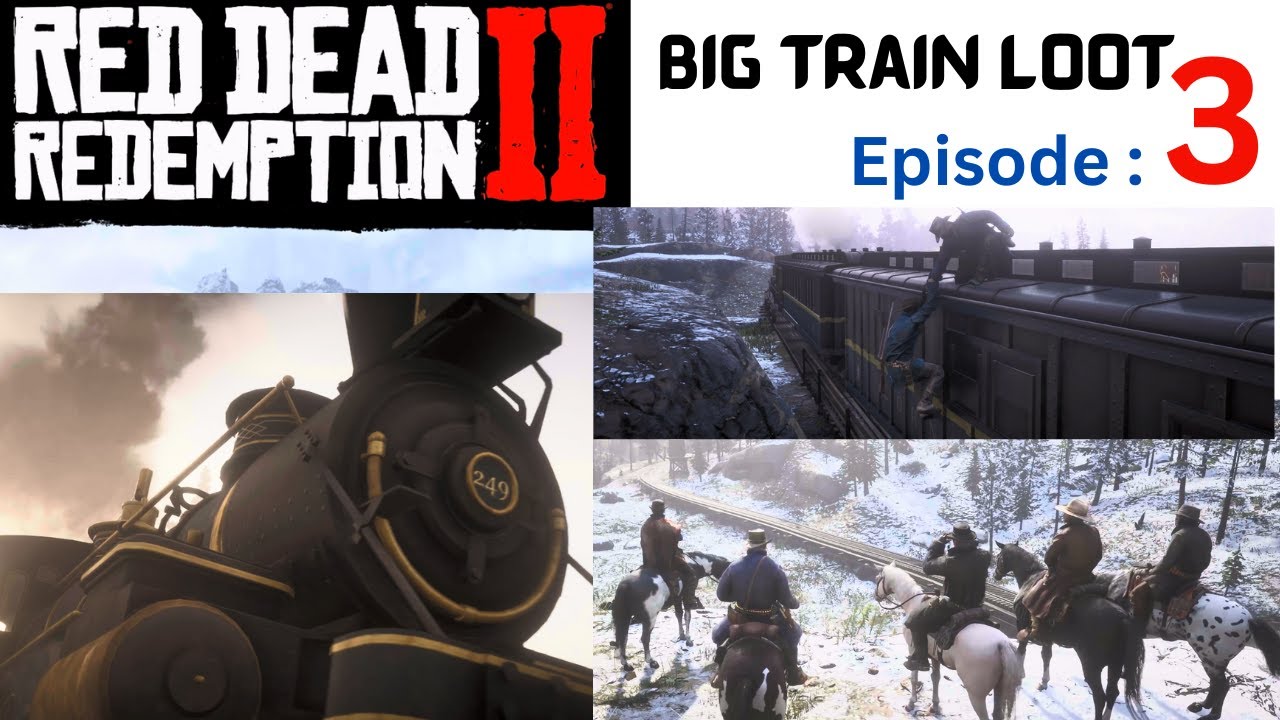 RED DEAD REDEMPTION 2 | #3 | BIG TRAIN LOOT | 😆😆AMAZING MISSION | rdr2 ...