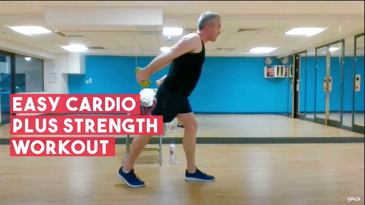 Easy Cardio Plus Strength workout - YouTube