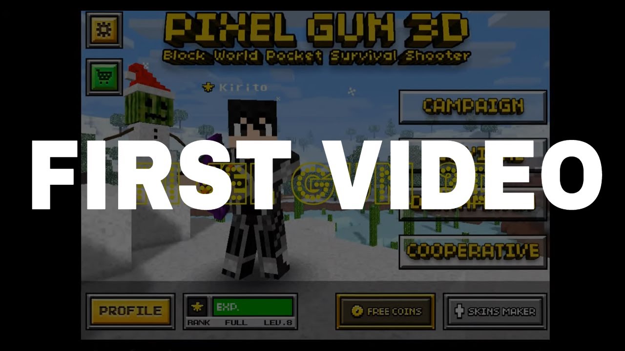PIXEL GUN 3D (Cookie Cutter Roblox First YouTube Video) - YouTube