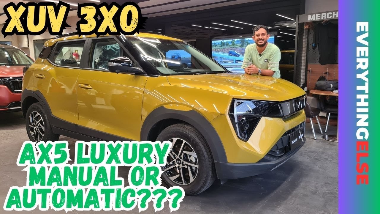 Mahindra 3XO AX5 Luxury | Manual or Automatic 😥!!!!! - YouTube