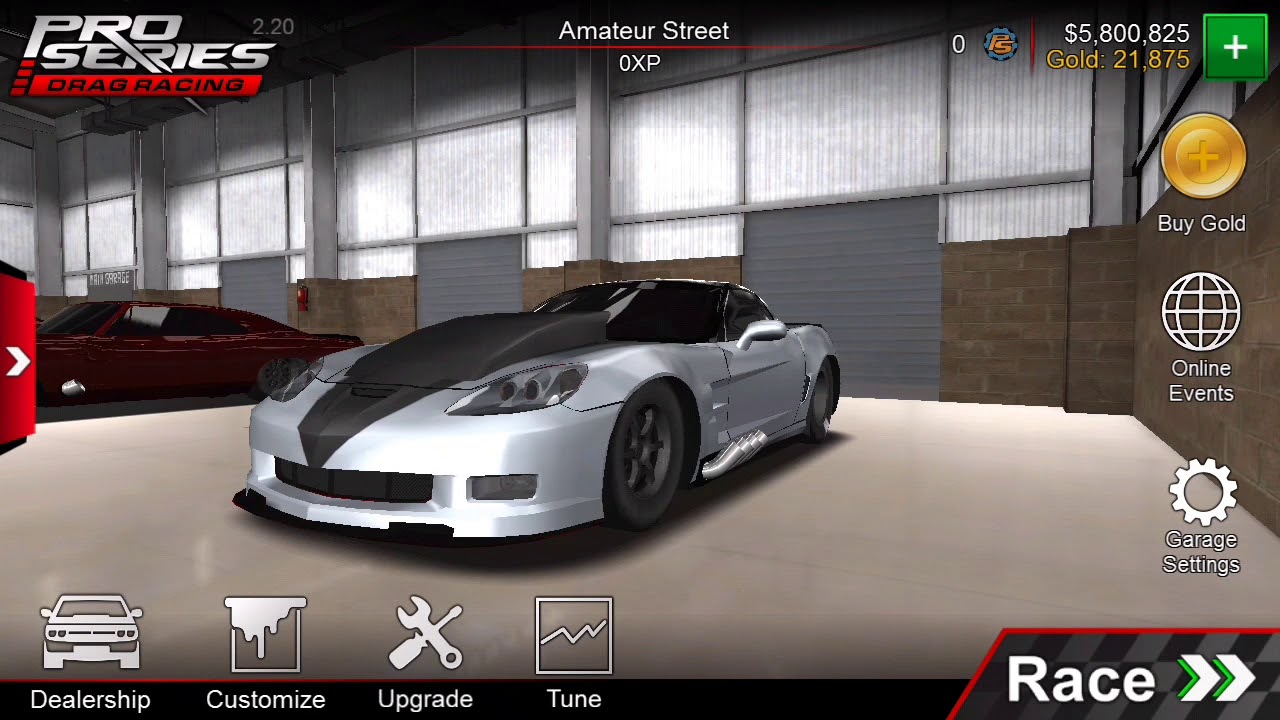 6 second Corvette tune - pro series drag racing - YouTube