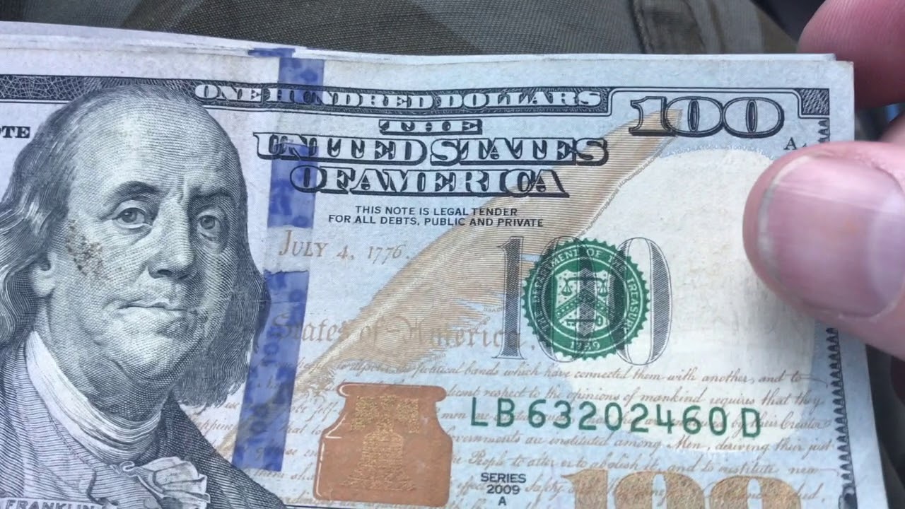 Hunting $3,000.00 In Hundred Dollar Bank Notes For Star Notes & Errors ...