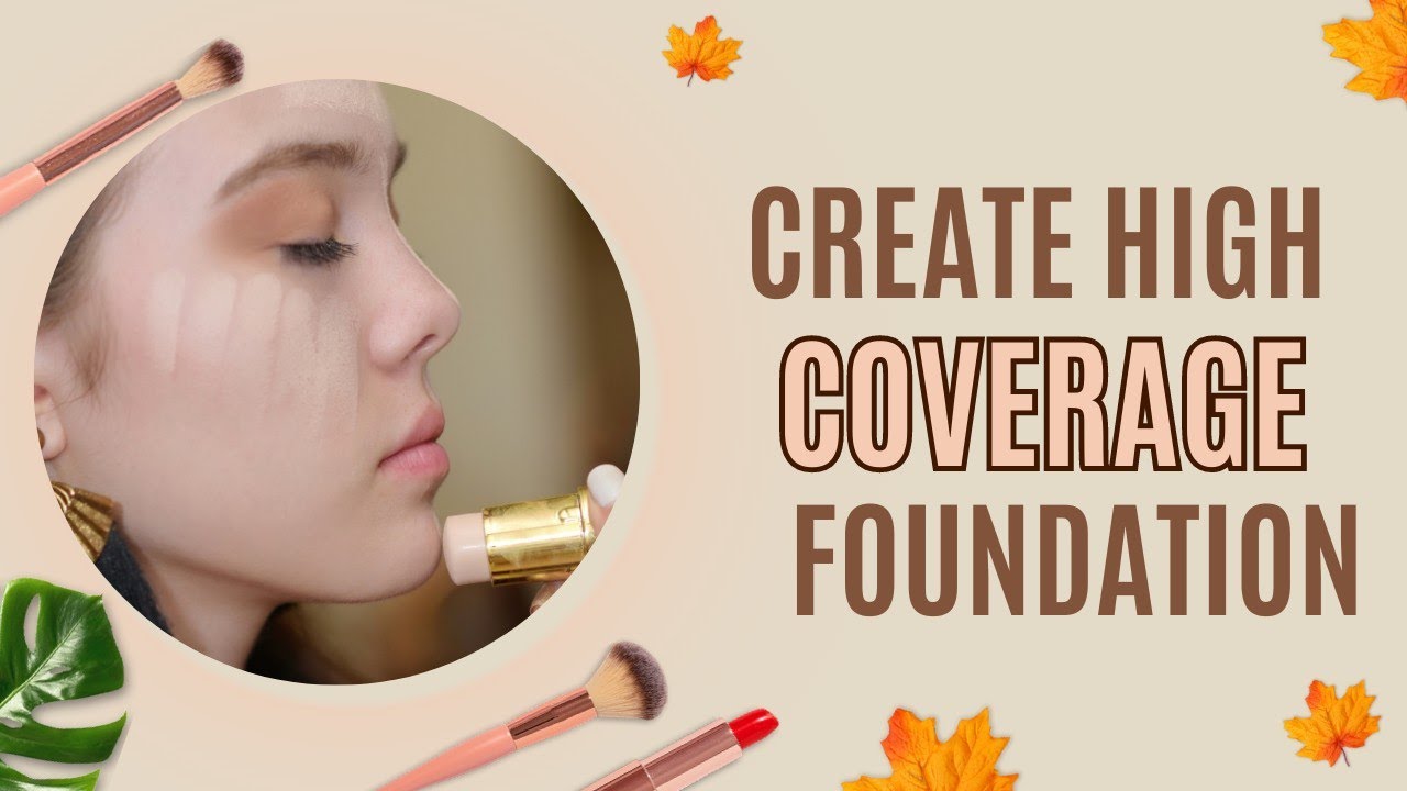 create flawless high coverage foundation | HIFI MAKEUP TECHNICS - YouTube