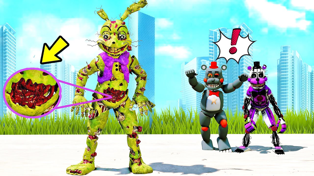 ENCONTRAMOS O MALTRAP PR0!BIDO NO GTA 5! | GTA V Five Nights at Freddy ...