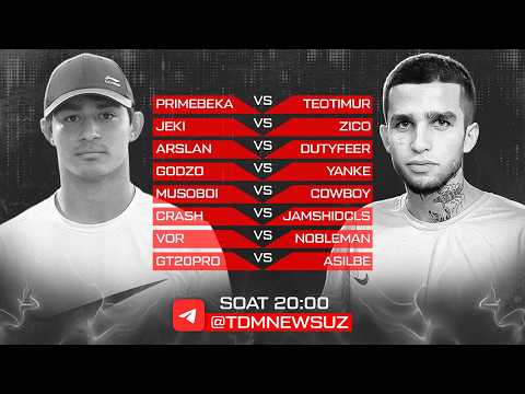 TDMNEWS SHOWMATCH. TEOTIMUR, COWBOY, ZICO, NOBLEMAN, MUSOBOI