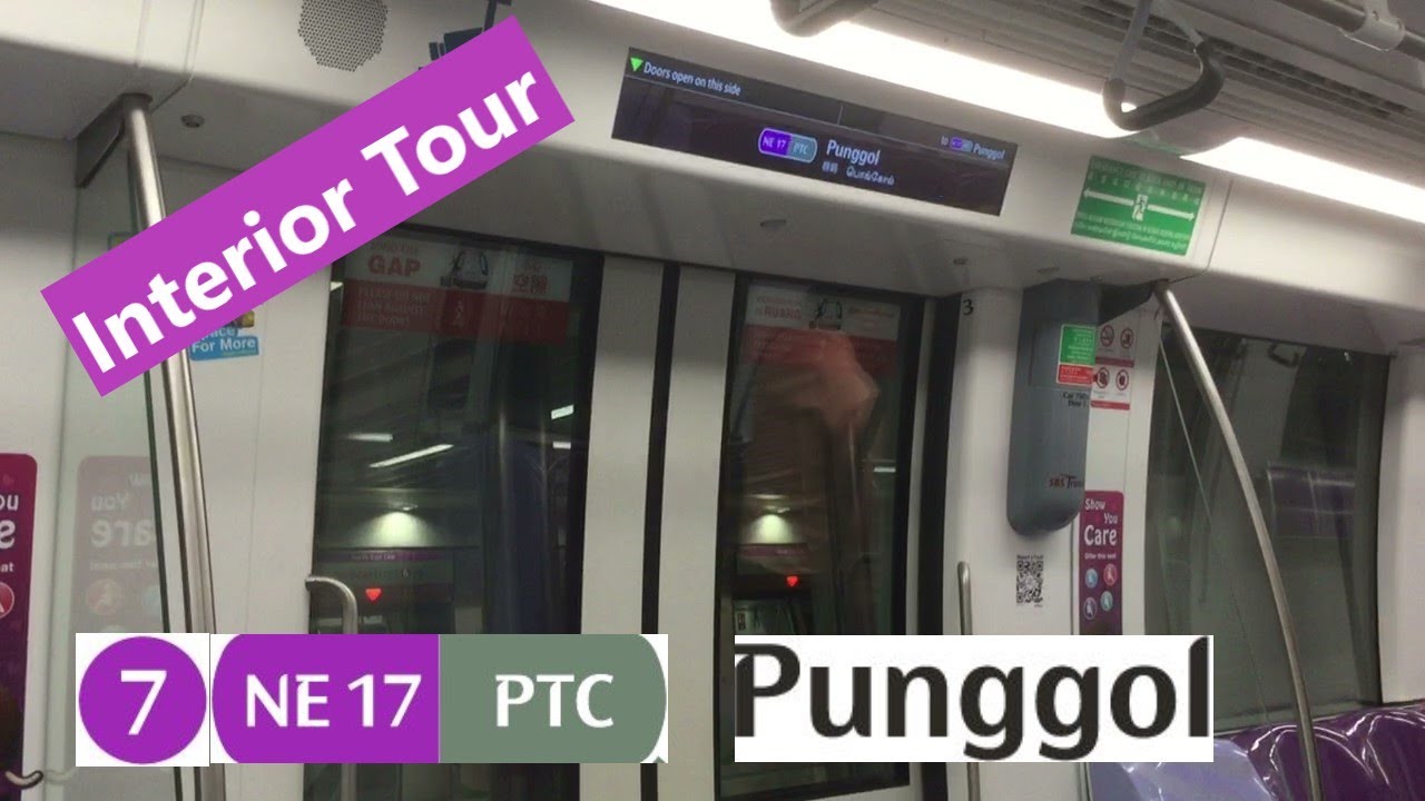 Interior Tour of Refurbished C751A (Singapore North East Line) - YouTube