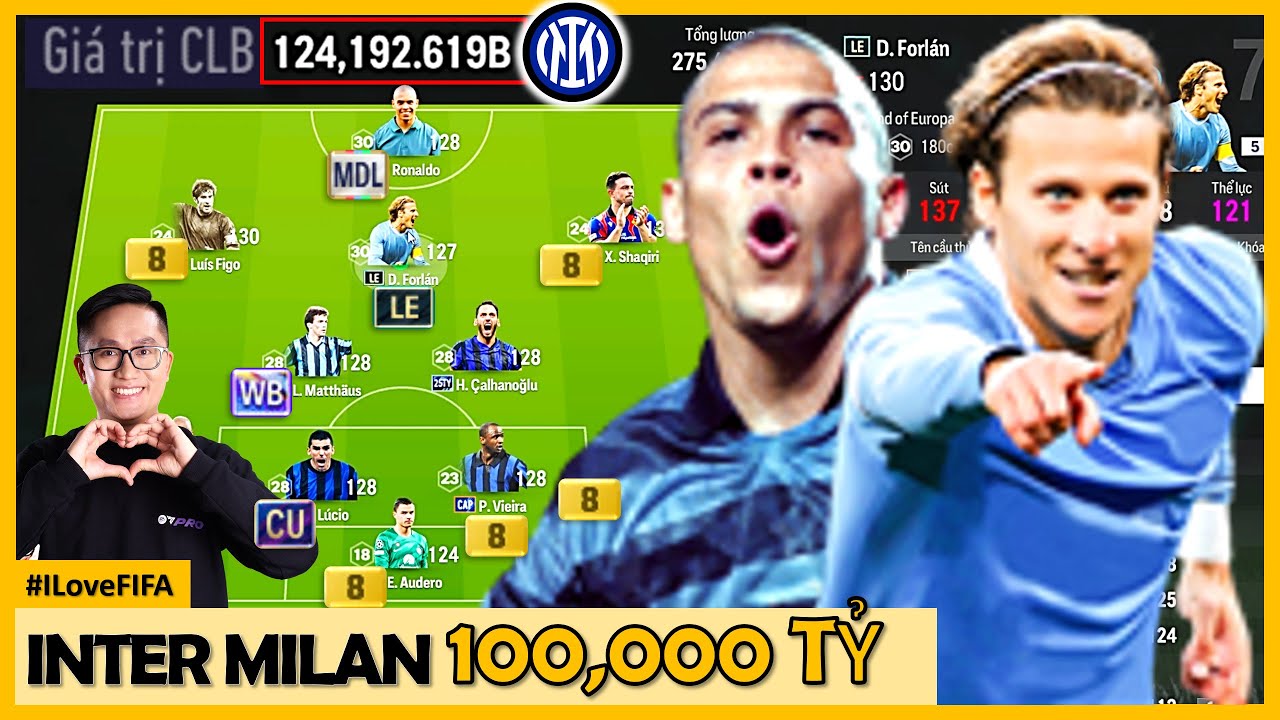 Phá Sạch 100.000 Tỷ BP Tươi I Love Build Team Color INTER MILAN Cực ...