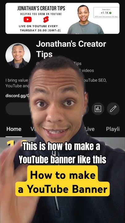 How to make a youtube banner - YouTube