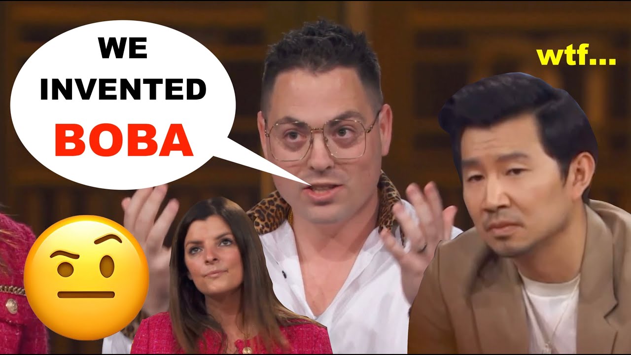 CULTURAL APPROPRIATION at its finest.....(Simu Liu & Dragon's Den Bobba ...