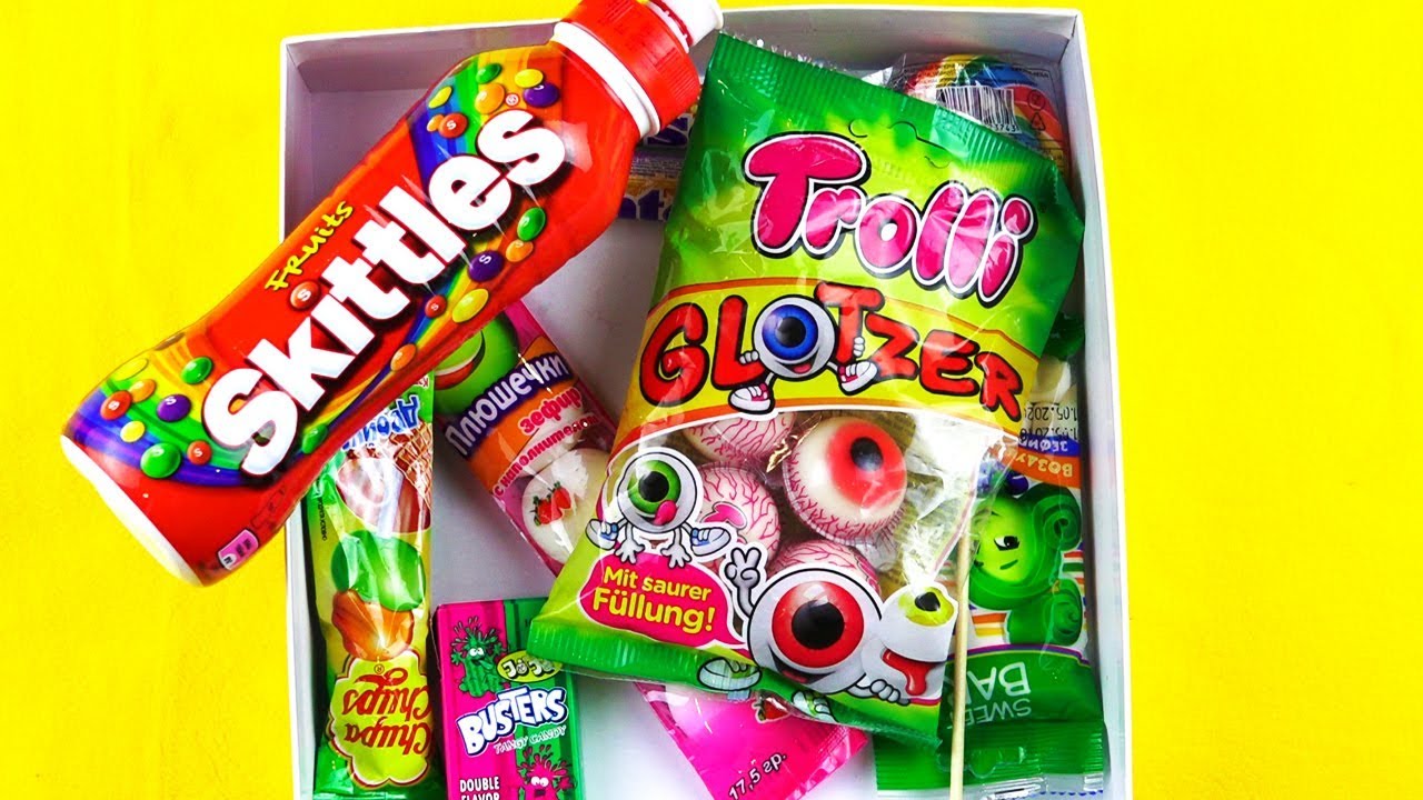 Box full of sweets Mixing Candy Learn colors and sing songs for little ...