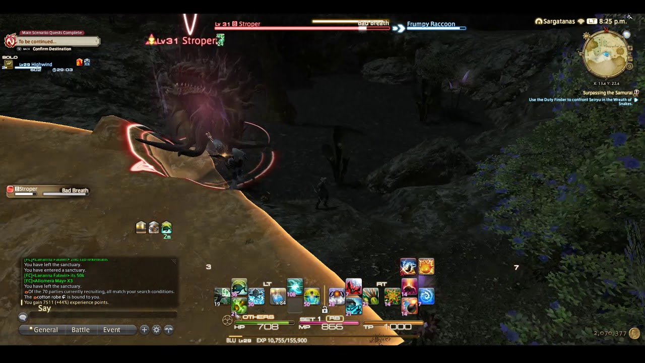 FFXIV BAD BREATH BLUE MAGE! - YouTube