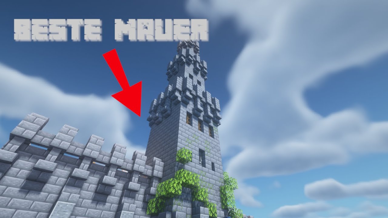 Die beste Mauer in Minecraft bauen (OP) | Minecraft 1.18 | Mauer bauen ...