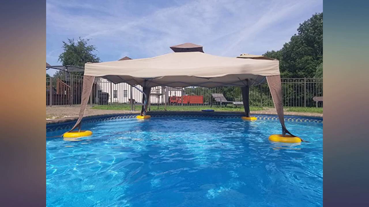 Water Shade Canopy Float Kit - Float Any Pop-Up Style Canopy on Water ...