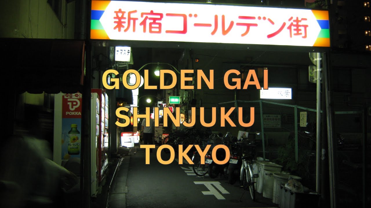 Shinjuku Golden Gai Tokyo Japan Night Time Walking Tour 4K - YouTube
