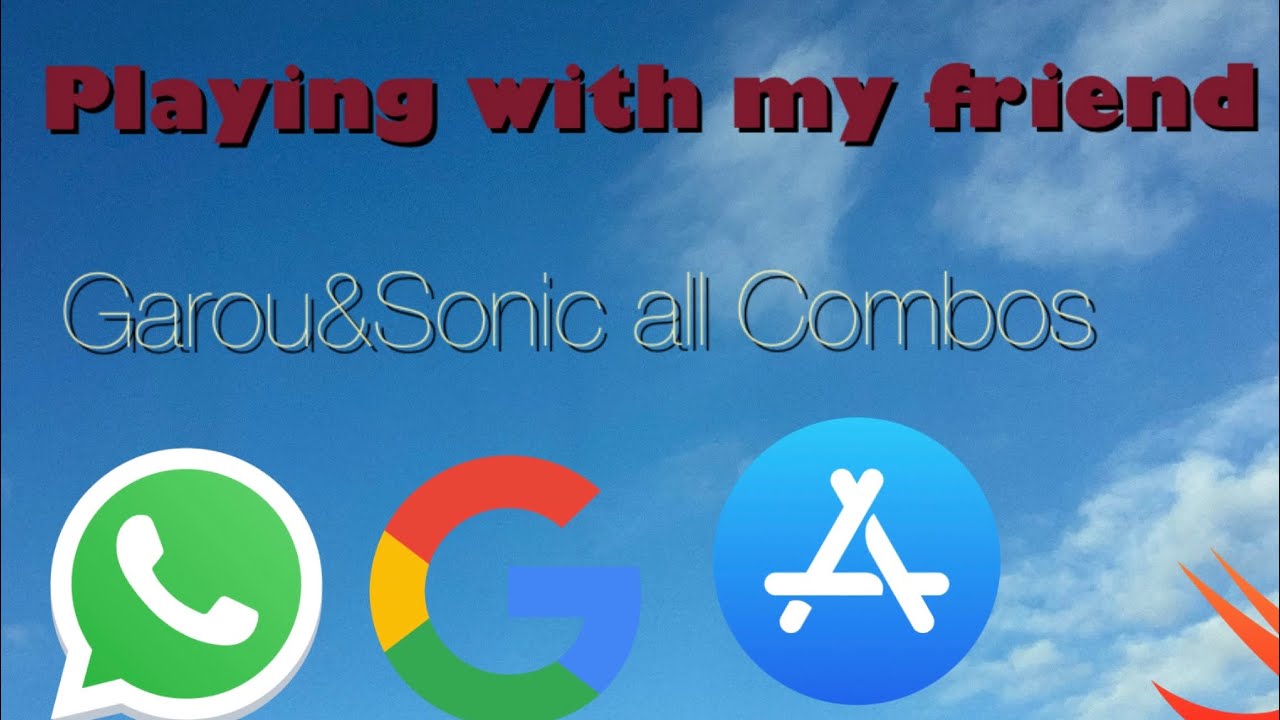 Playing with my friend and Garou and sonic combos that l know 😅 - YouTube