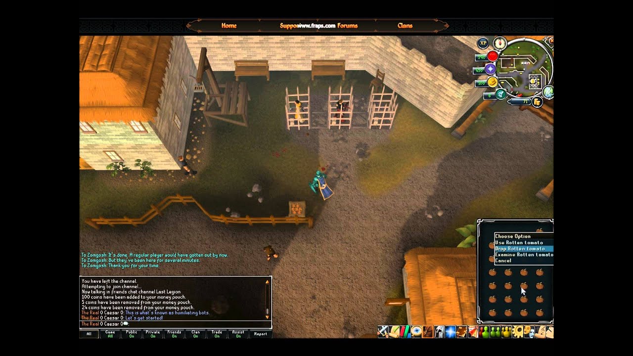 Runescape - Bots are like rotten tomatoes - YouTube