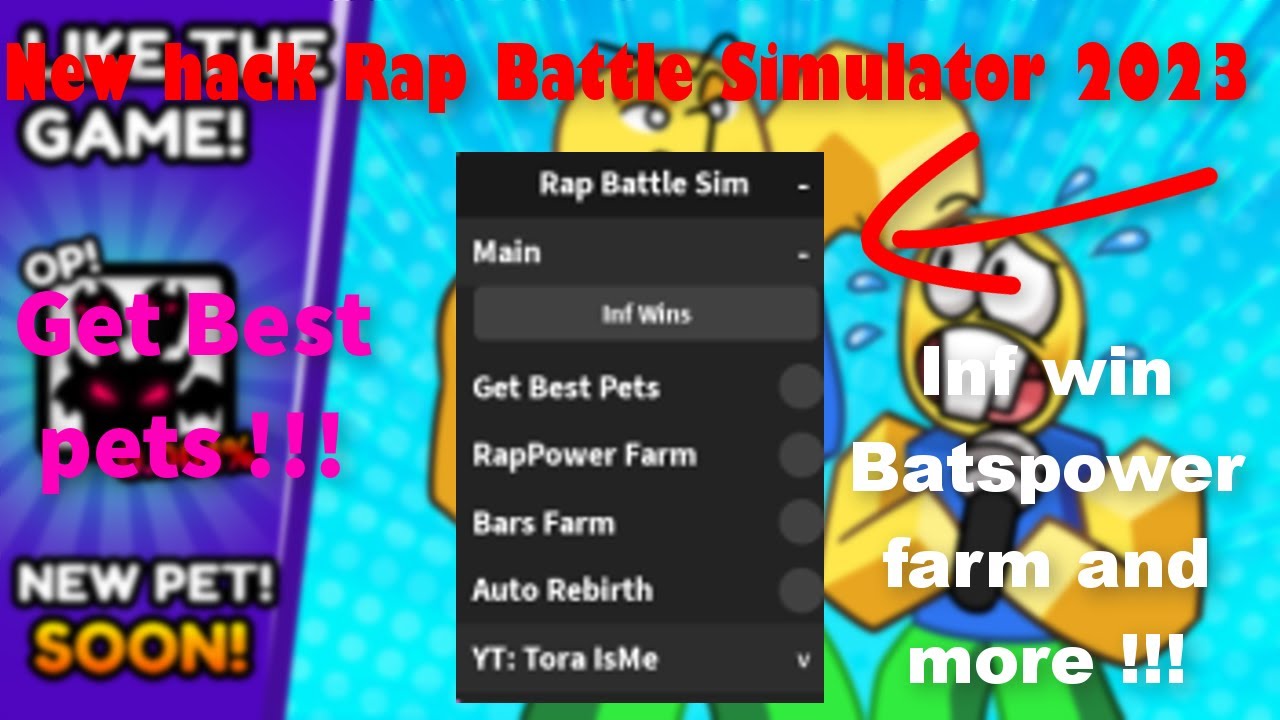 New script hack Rap Battle Simulator script 2023 Inf win(roblox) - YouTube