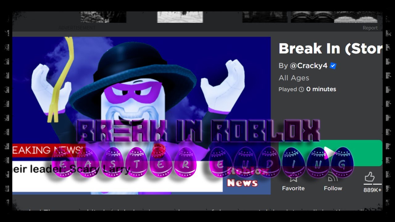 Break In (Story) Easter Ending - ROBLOX - YouTube