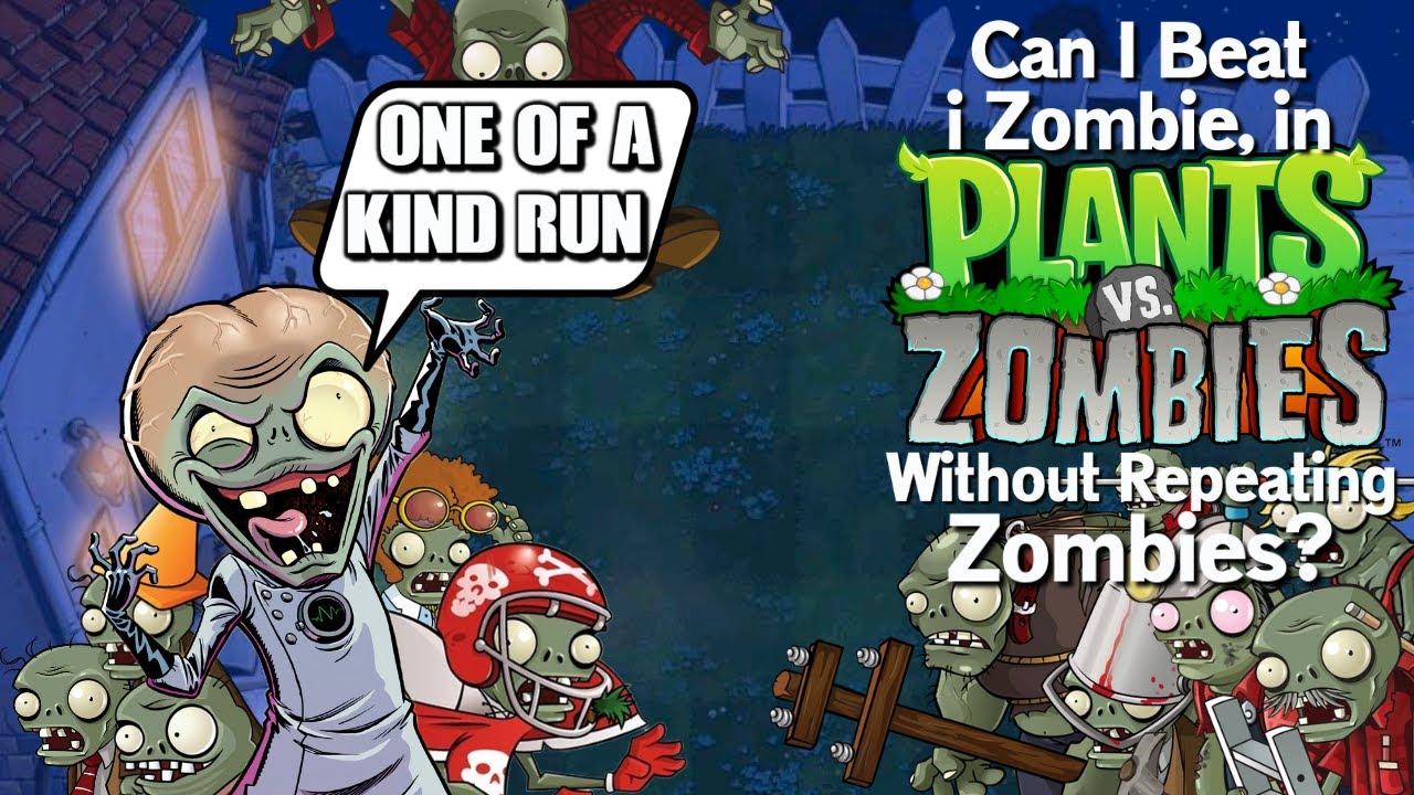 Can I Beat i, Zombie Without Repeating Zombies? - YouTube