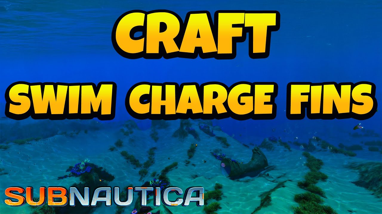 How to Make Swim Charge Fins in Subnautica - YouTube
