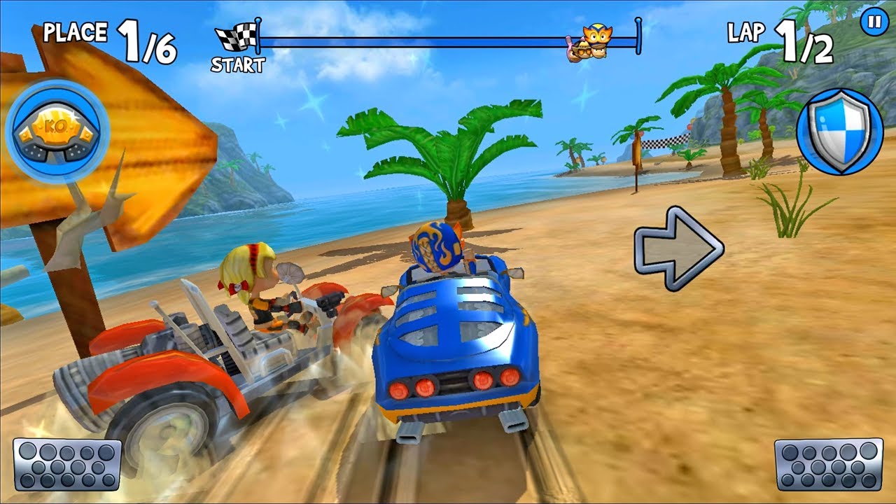 Lambini Come Back First Championship | Beach Buggy Racing - YouTube