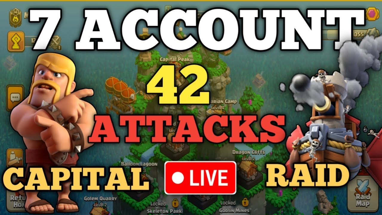 clash of clans raid attacks live | Coc base visit and tips - YouTube