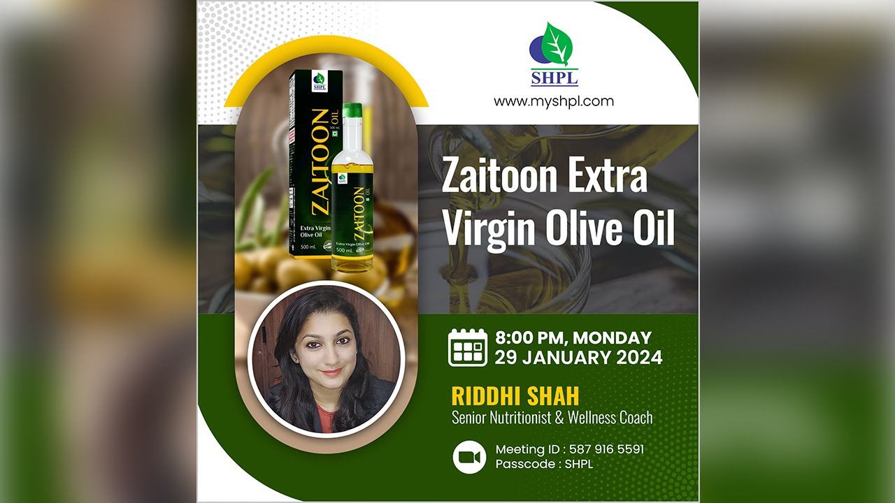 SHPL Zaitoon Extra Virgin Olive Oil - YouTube