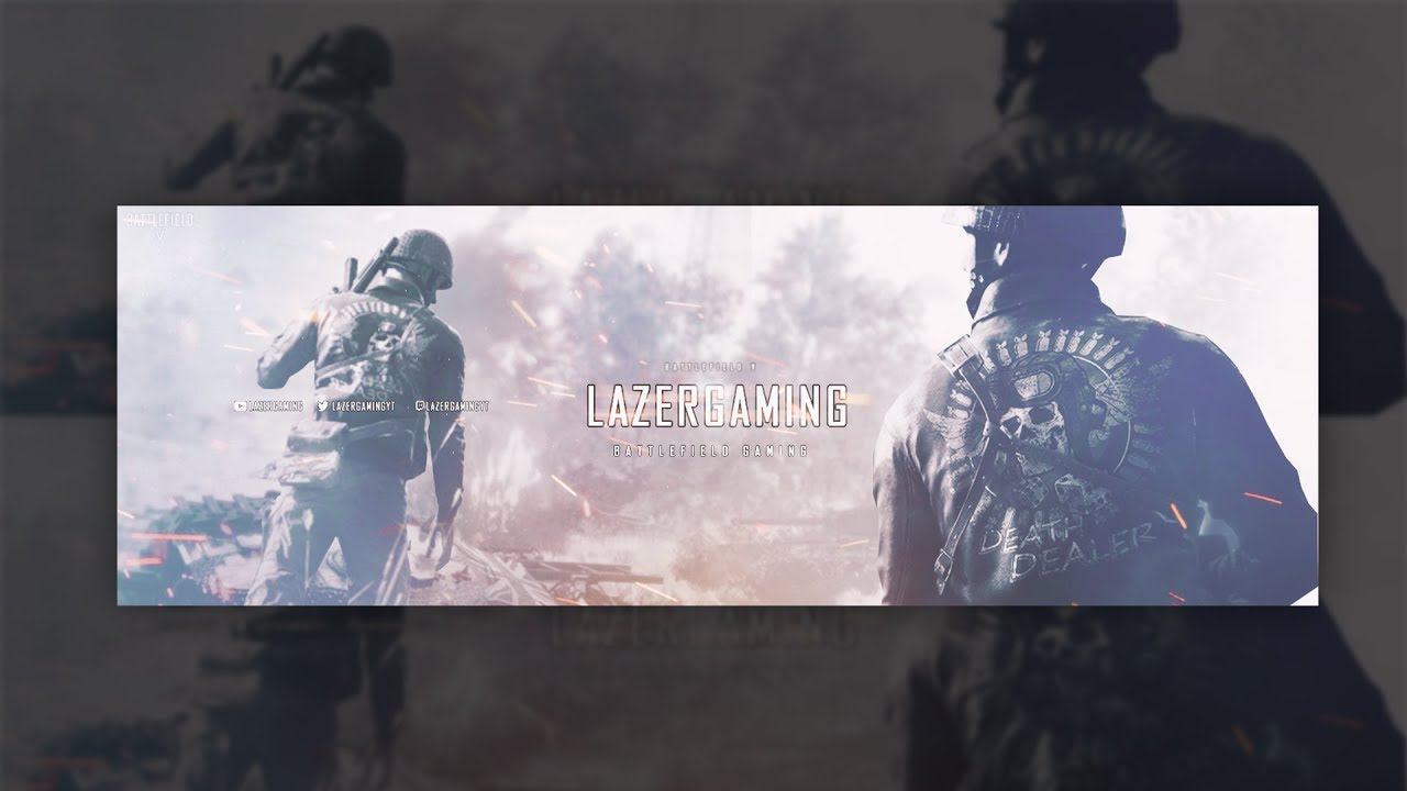 BATTLEFIELD V BANNER/HEADER l Smuush l [LAZERGAMING] - YouTube