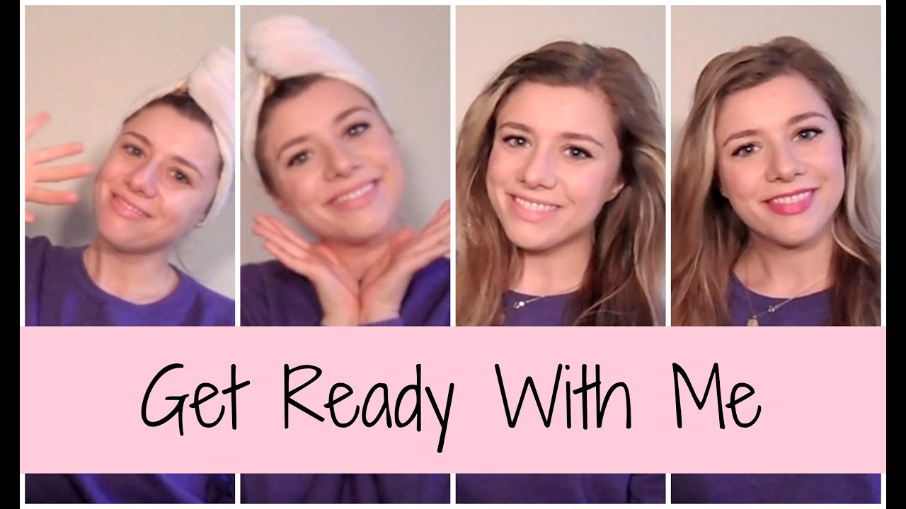 TUTORIAL | Get Ready With Me - Winter Face and Hair - YouTube