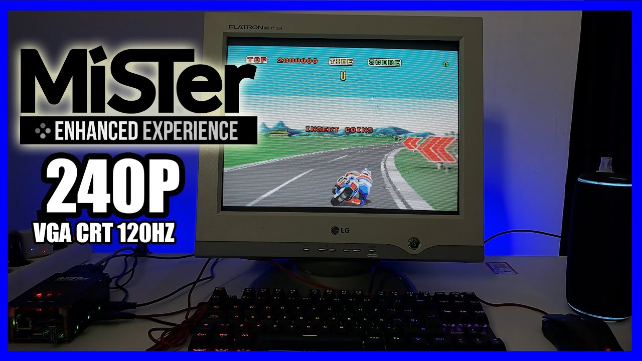 MiSTer FPGA 240P VGA CRT a 120HZ Experience - YouTube
