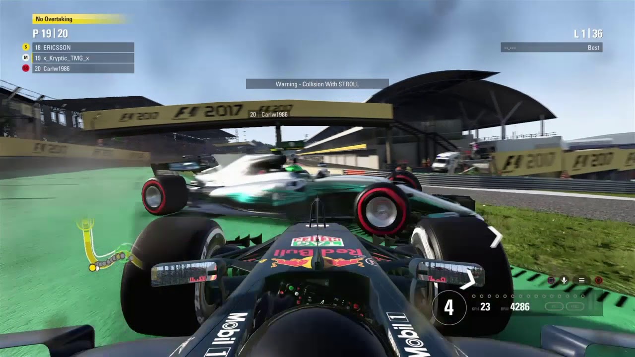 F1 2017 | Online AI Dive bomb - YouTube