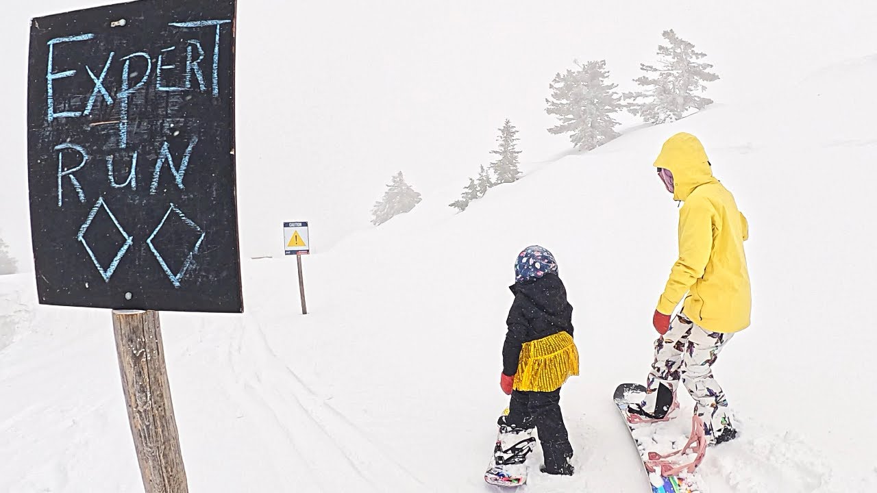 7 YEAR OLD RIDES FIRST DOUBLE BLACK DIAMOND RUN AT BOGUS BASIN SKI ...