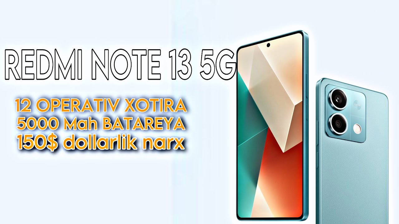 REDMI NOTE 135G 🔥🔥-OBZOR | TEXNIK XUSUSIYATLARI VA NARXI⚡️⚡️ | 150 ...