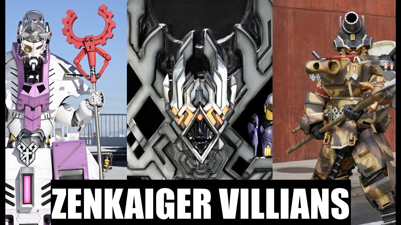 Kikai Sentai Zenkaiger Villains Breakdown - YouTube