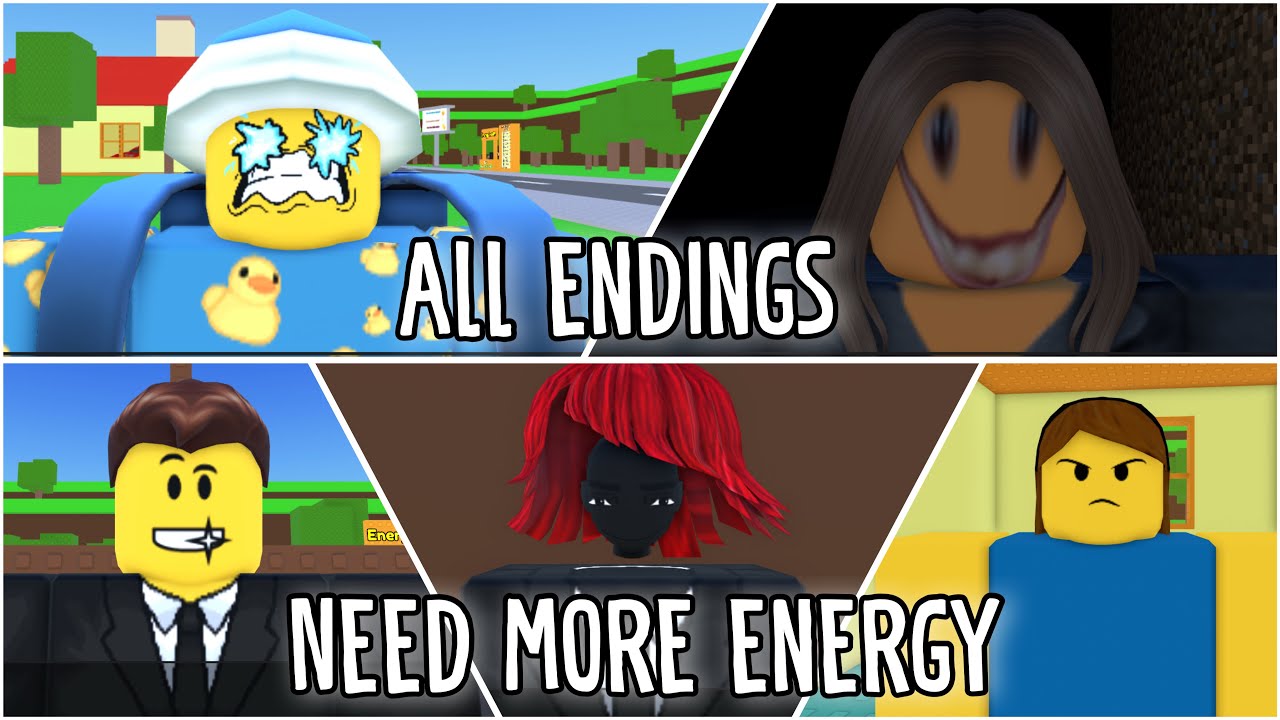 NEED MORE ENERGY All Endings Full Walkthrough Roblox - YouTube