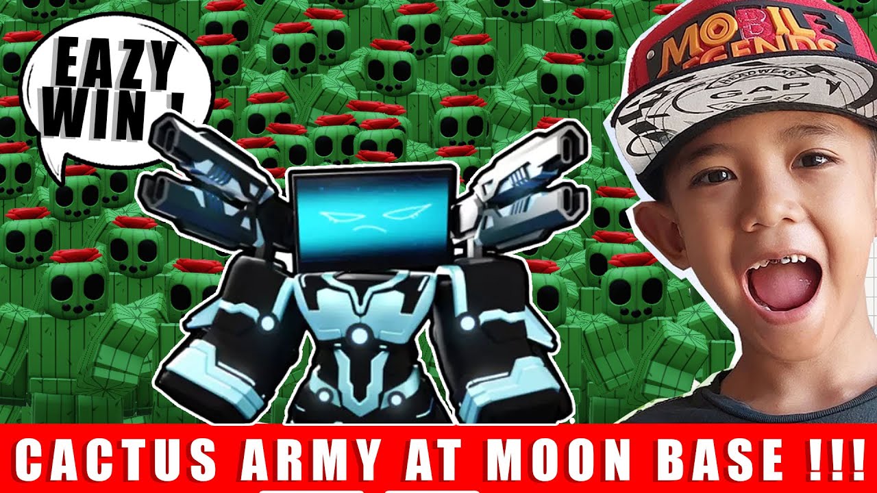 CARA MUDAH MENGALAHKAN MOON BASE GALAXY EVENT DI SKIBIDI TOWER DEFENSE ...