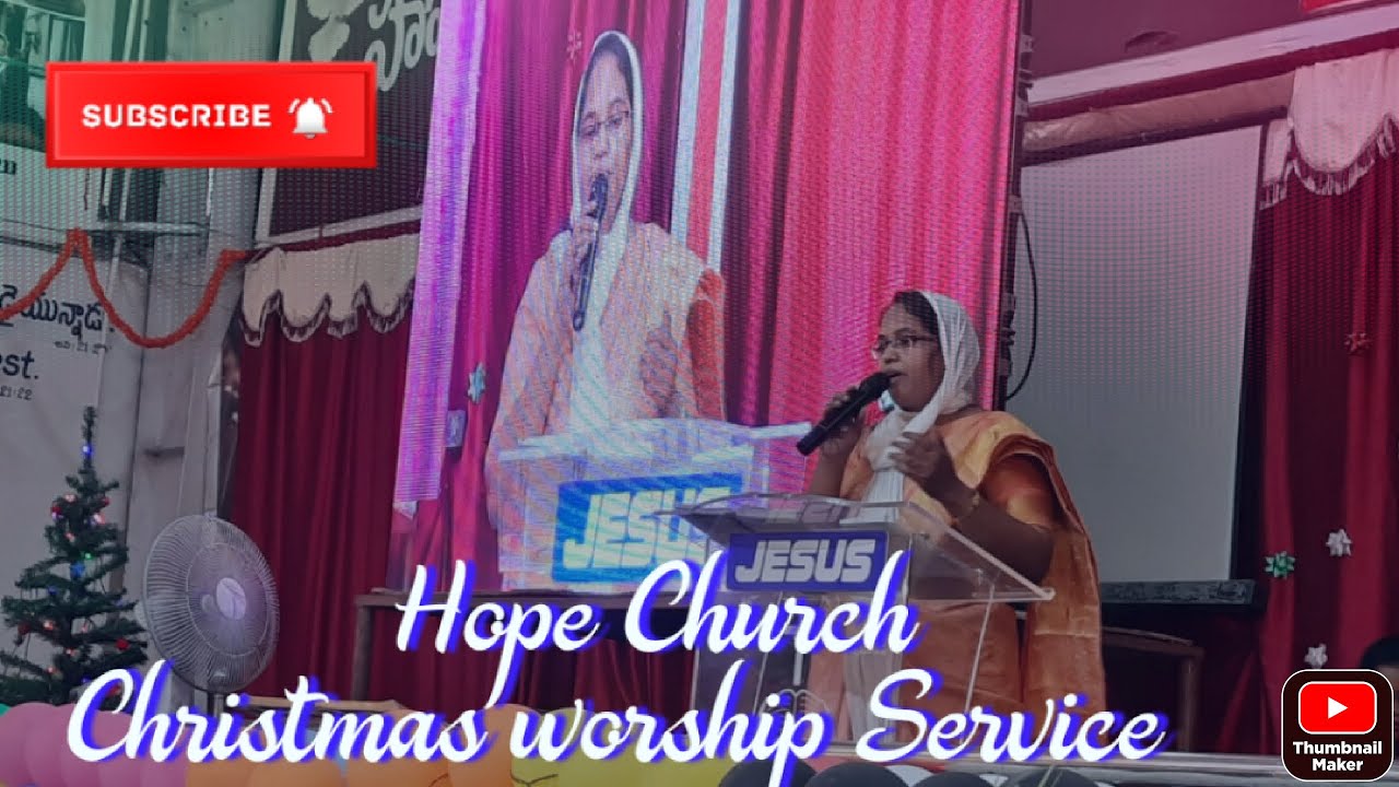 Hope Church Christmas Worship Service,short video #25/12/21 - YouTube