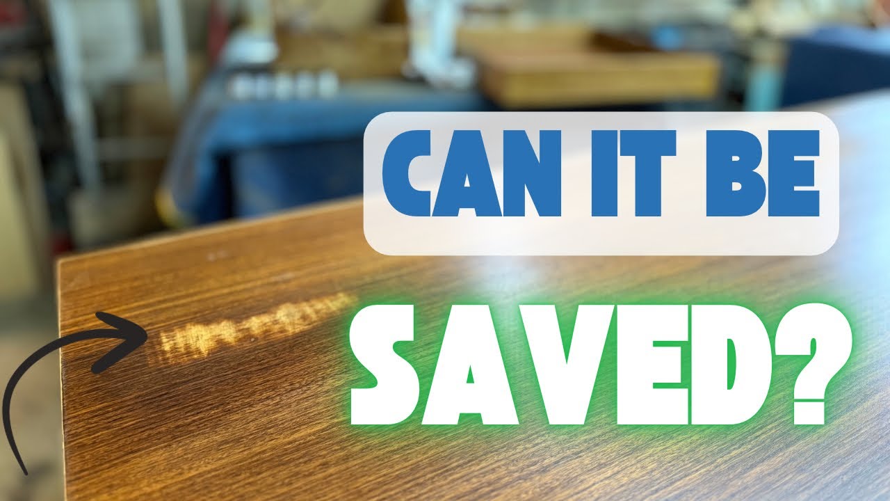 Veneer Restoration Hack—Save Your Piece with This Trick - YouTube