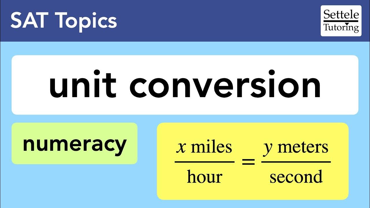 Unit Conversion (using the table method to stay organized) - YouTube