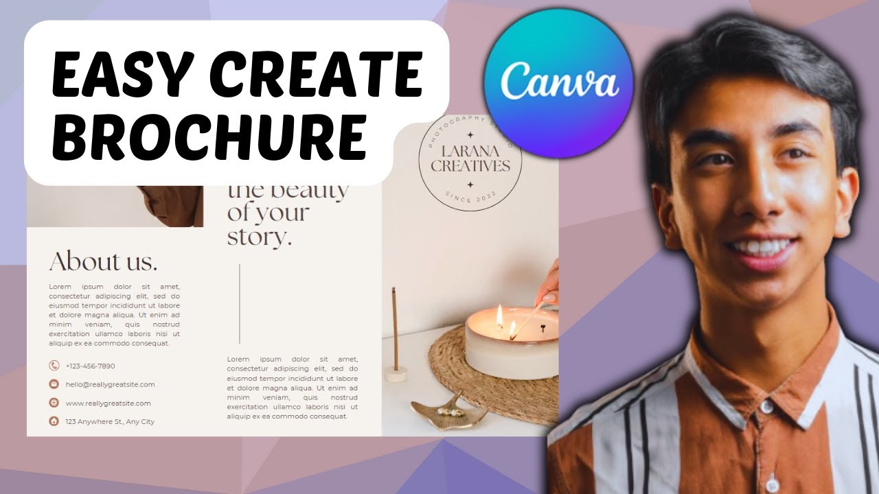 How To Make A Back To Back Brochure In Canva (2025) - YouTube
