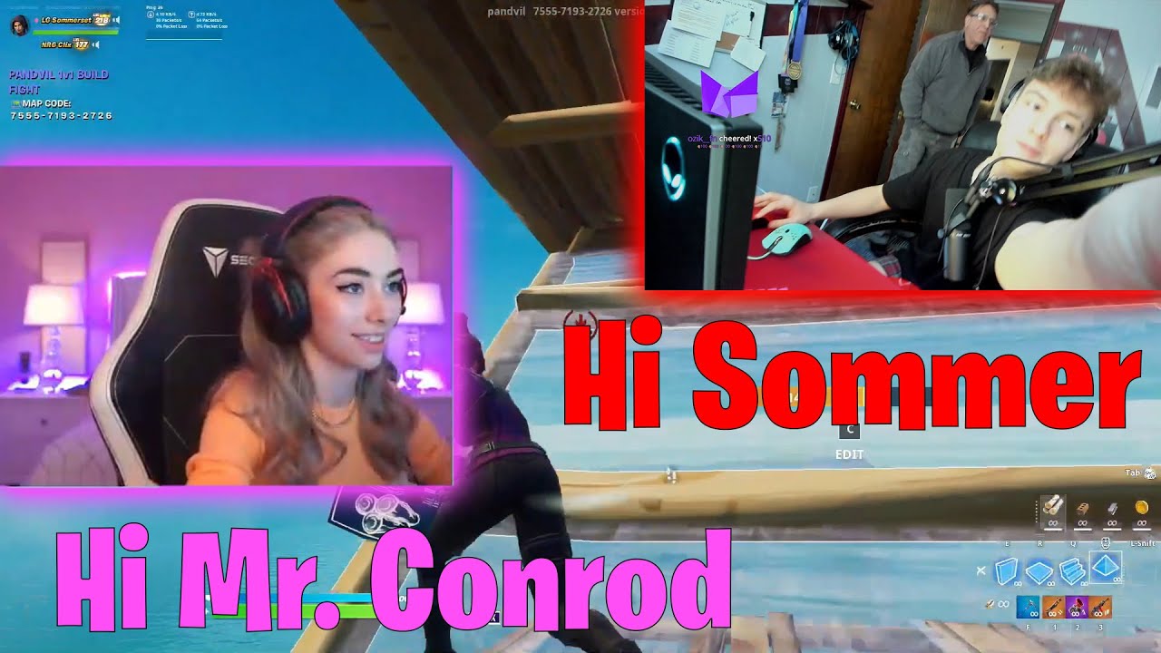 CLIX HAS A STD?! SOMMER MEETS CLIX DAD ON STREAM. - YouTube