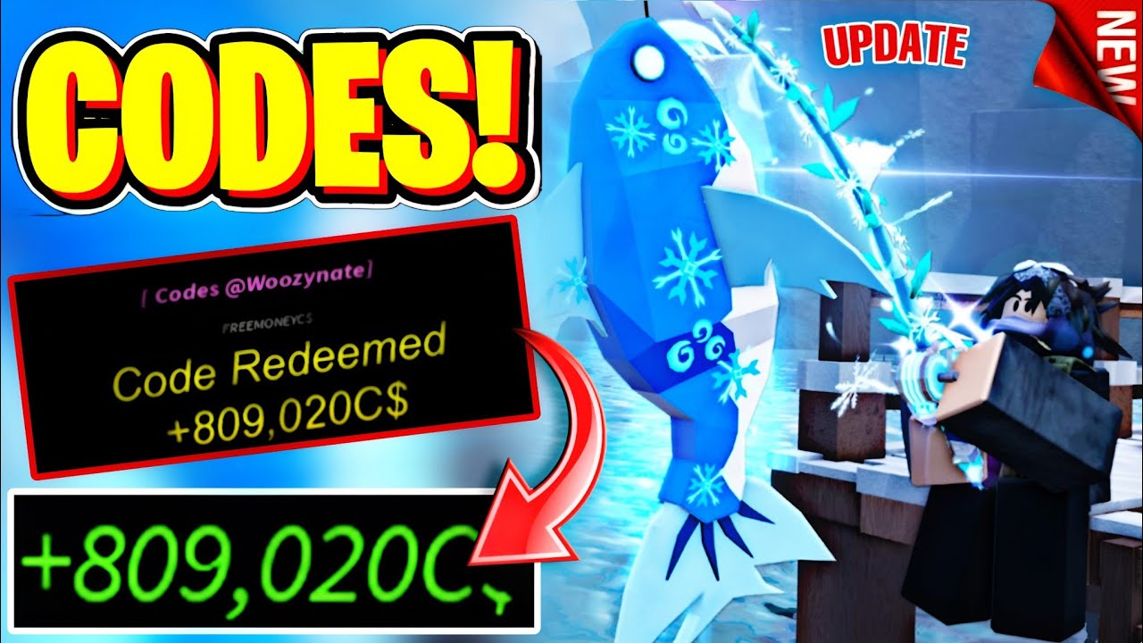 *NEW CODES* ALL WORKING CODES IN FISCH IN 2024 - ROBLOX FISCH CODES ...