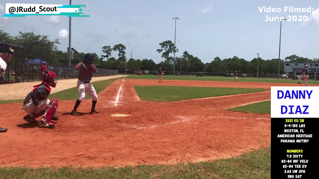 Danny Diaz (2021 SS) *GAME HIGHLIGHTS* /Weston, FL / American Heritage ...