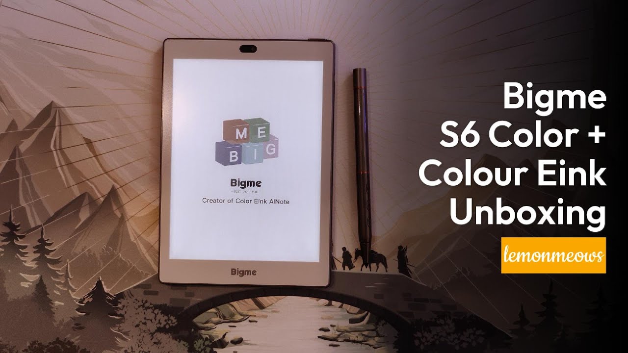 Bigme S6 Color+ Unboxing and Initial Impressions - YouTube
