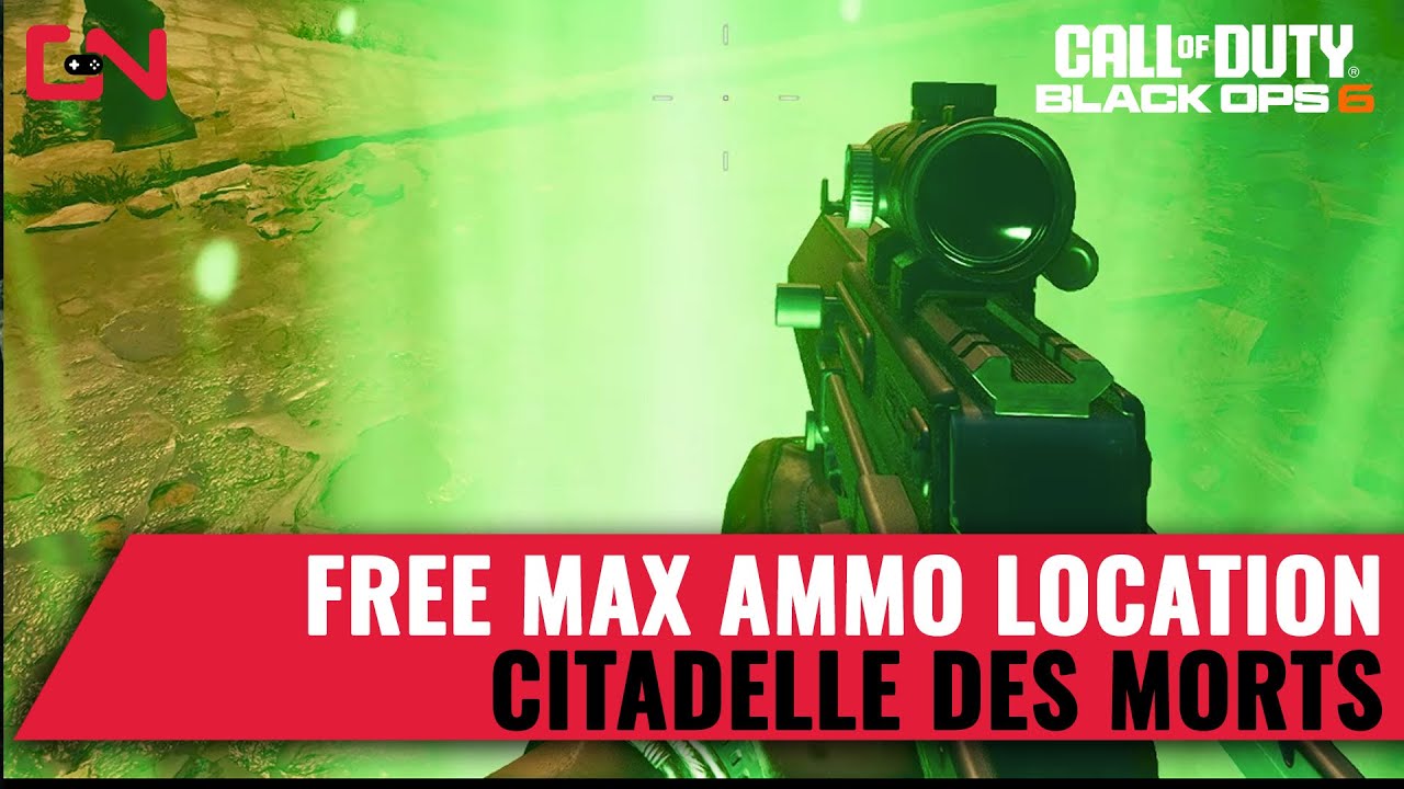 Free MAX AMMO Location in Citadelle Des Morts - BO6 Zombies Easter Egg ...