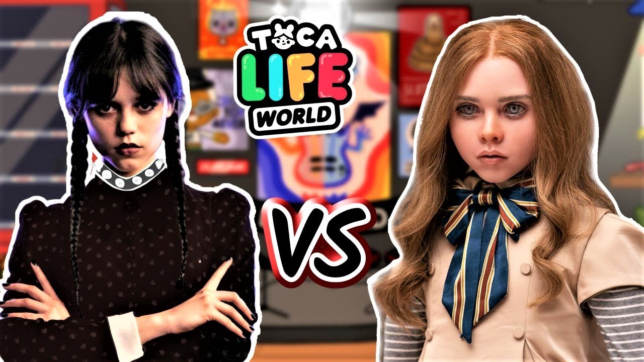 Wednesday Addams vs M3gan Toca Life World 💕 Music Party 💕 Toca Boca ...