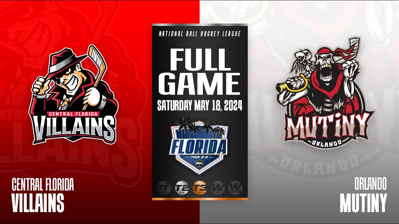 NBHL Florida Tier 2-3: Orlando Mutiny vs Central Florida Villains Full ...