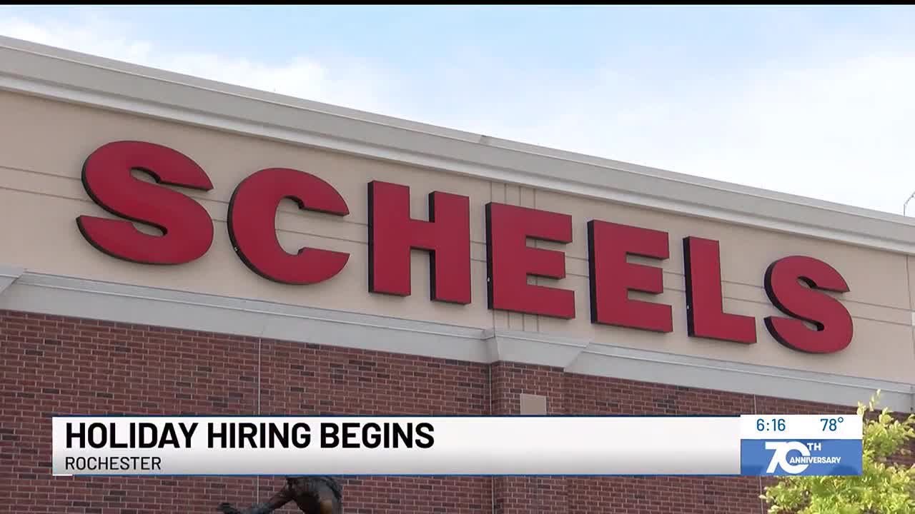 Scheels begins hiring holiday help - YouTube