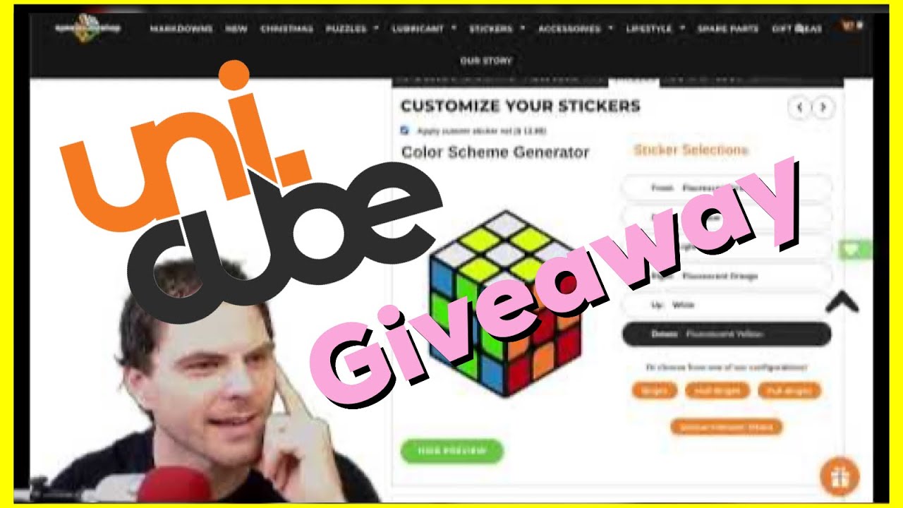 UniCube Giveaway from SpeedCubeShop! - YouTube